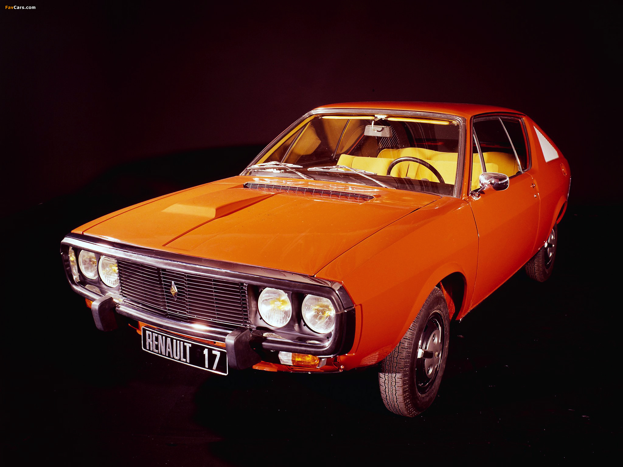 Renault 17 spécifications techniques et économie de carburant